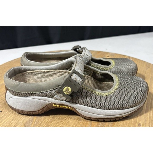 Merrell | Shoes | Merrell Mary Jane Womens 5 Beige Encore Mj Qform ...